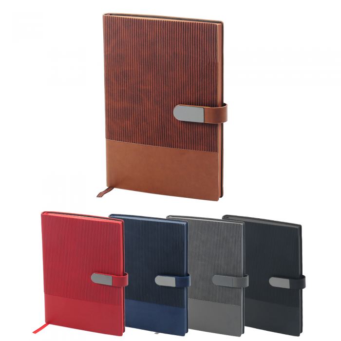 Promosyon Termo Deri Tarihsiz Defter ( 14,5 x 21 cm ) - Promosyon Atölyesi